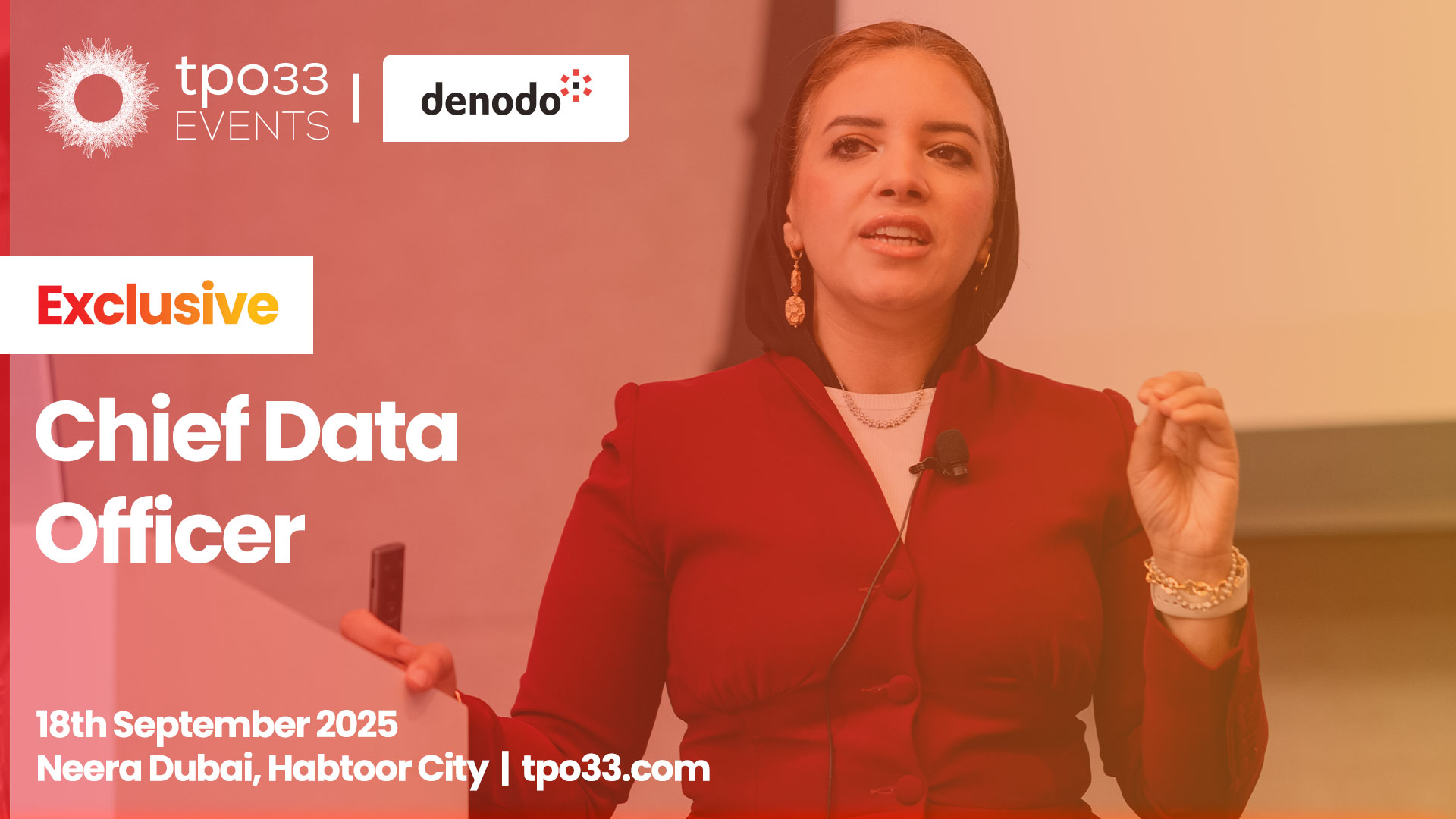 Chief Data Officer Dubai | 18th September 2025 - tpo33